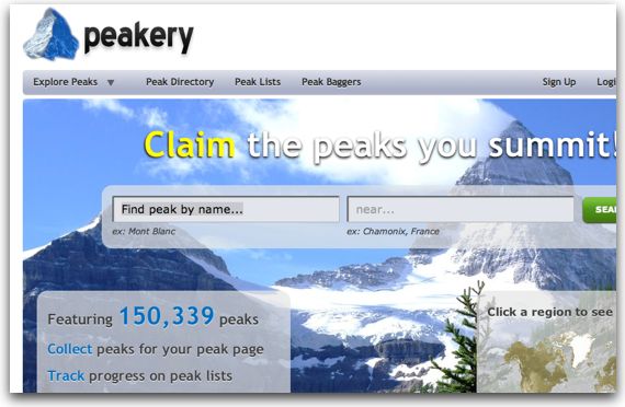 check out peakery.com – besthike.com
