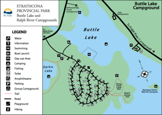 Buttle Lake Campground, Strathcona Park B.C. – besthike.com